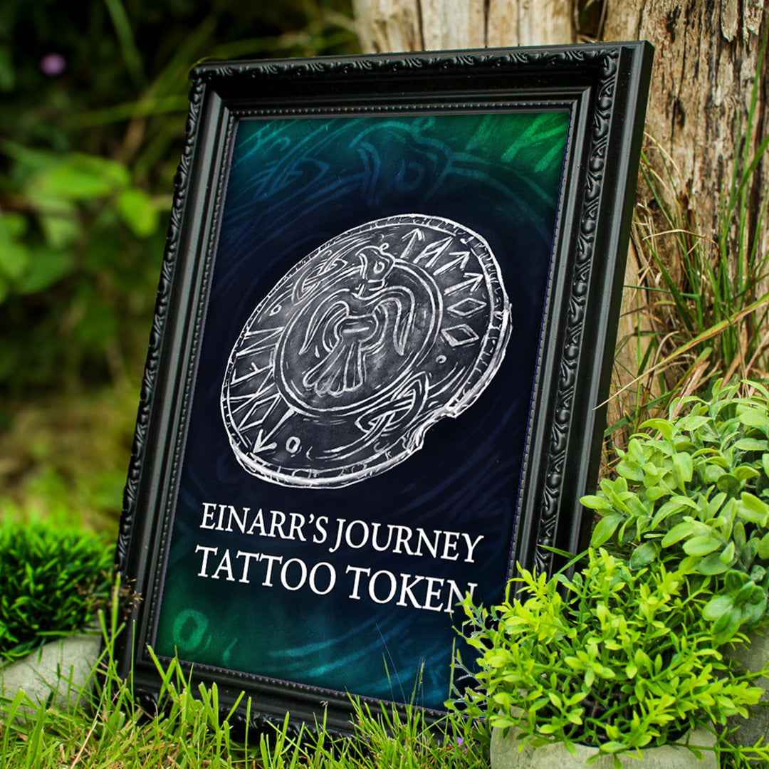 Einarr's Journey | Tattoo Token | Nordic/Norse Mythology Tattoos