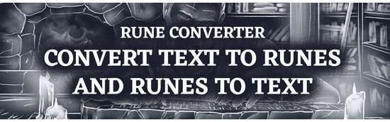 Rune Converter | Write in runes & vice versa – Einarr's Journey